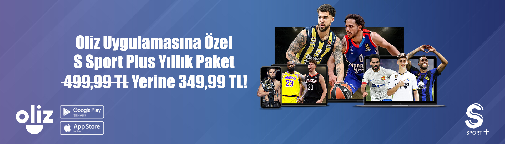 Oliz Kampanyası - EuroLeague, LaLiga, NBA, F1, UFC ve Dahası S Sport ...