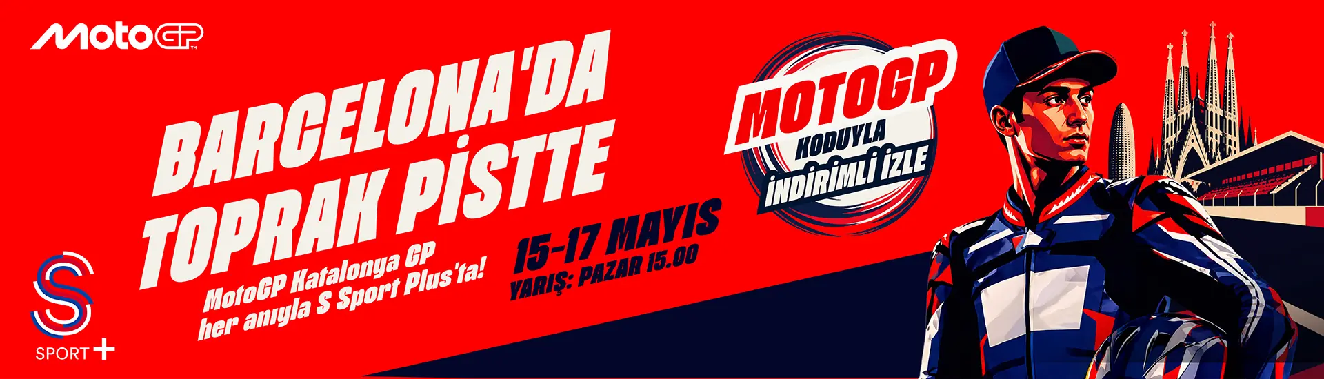 MotoGP Canlı İzle: Toprak Razgatlıoğlu Katalonya’da | S Sport Plus